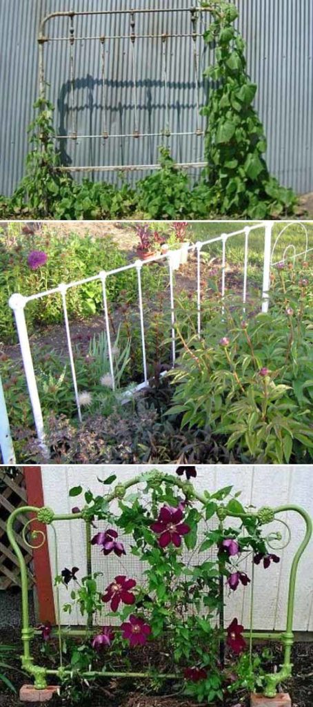 12 DIY Recycled Garden Trellis Ideas