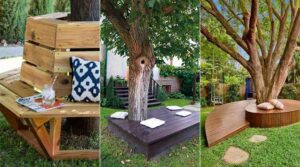 21 Cool and Inspiring Benches Around Trees