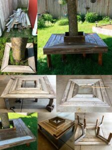 21 Cool and Inspiring Benches Around Trees