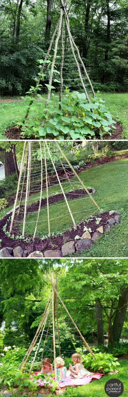 Top 28 Easy and Cheap DIY Garden Trellis Ideas
